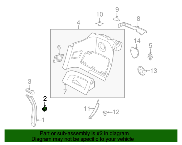 Genuine BMW Plug-In Retainer - 07147046376 - Modded Euros