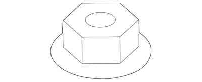 Genuine BMW Plastic Nut Black (M5) - 07147221224 - Modded Euros