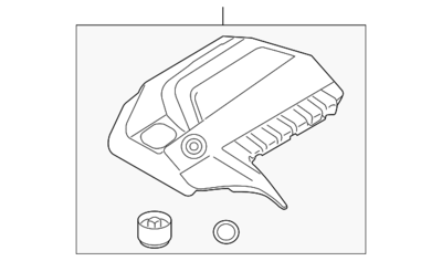 Genuine BMW Engine Cover - 11127589037 - Modded Euros
