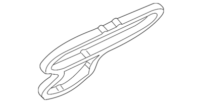 Genuine BMW Alternator Bracket Gasket - 12317507808 - Modded Euros