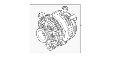 Genuine BMW 180 Amp Alternator - 12317542934 - Modded Euros