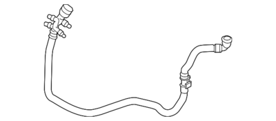 Genuine BMW Fuel Tank Breather Line - 13907636129 - Modded Euros