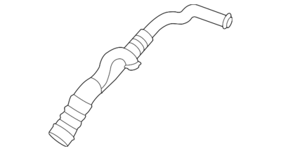 Genuine BMW Turbocharger Charge Pipe - 13717571349 - Modded Euros