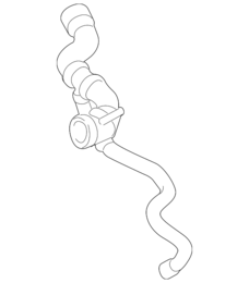 Genuine BMW Radiator Coolant Hose - 17127611149 - Modded Euros