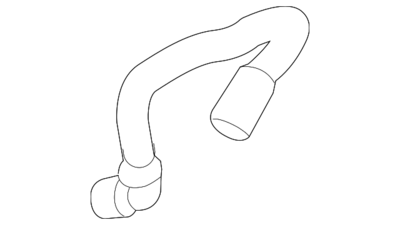 Genuine BMW Engine Coolant Hose - 17127619694 - Modded Euros