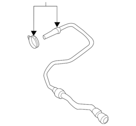 Genuine BMW Engine Coolant Hose - 17127619698 - Modded Euros