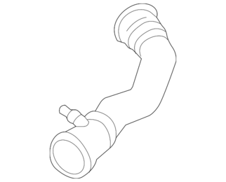 Genuine BMW Radiator Coolant Hose - 17127646155 - Modded Euros