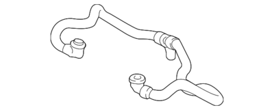 Genuine BMW Engine Coolant Hose - 17517566393 - Modded Euros