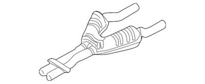 Genuine BMW Exhaust Muffler - 18101406814 - Modded Euros