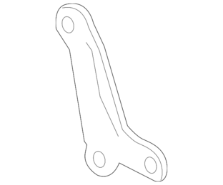 Genuine BMW Left Swing Support Bracket - 31356758527 - Modded Euros