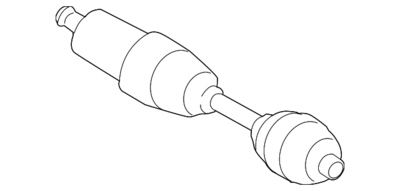 Genuine BMW CV Axle Assembly - 31607619658 - Modded Euros