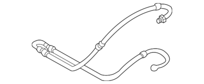 Genuine BMW Power Steering Pressure Hose - 32416774215 - Modded Euros