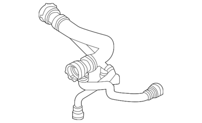 Genuine BMW Radiator Hose - 17127519248 - Modded Euros