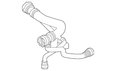 Genuine BMW Radiator Hose - 17127540665 - Modded Euros