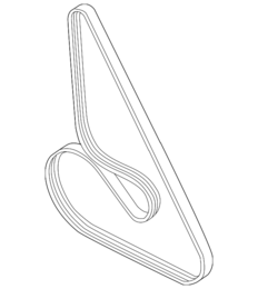 Genuine BMW Serpentine Belt - 11287631824 - Modded Euros