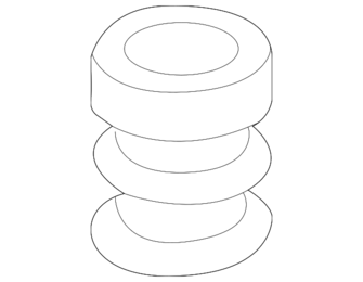 Genuine BMW Strut Bump Stop - 31331140140 - Modded Euros