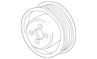 Genuine BMW Water Pump Pulley - 11511739527 - Modded Euros