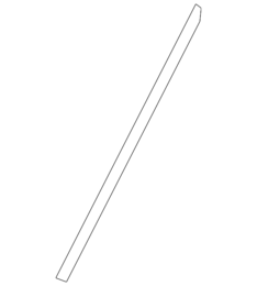 Genuine BMW Windshield Moulding - 51317045448 - Modded Euros