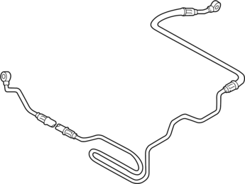 Genuine VW / Audi Power Steering Pressure Hose - 8N0422893AF - Modded Euros