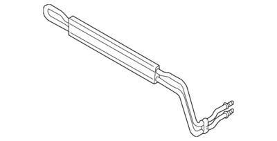 Genuine BMW Power Steering Cooler - 17113422705 - Modded Euros