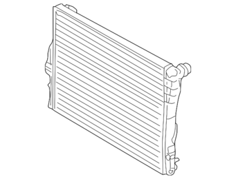 Genuine BMW Radiator - 17111723784 - Modded Euros
