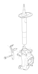 Genuine BMW Strut Assembly - 31316766993 - Modded Euros