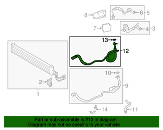 Genuine BMW Automatic Transmission Oil Cooler Hose - 17227583184 ...