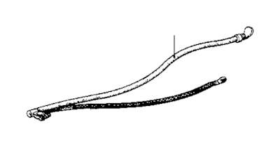 Genuine BMW Battery Cable Negative - 12421286746 - Modded Euros