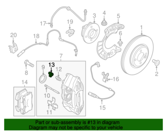 Genuine BMW Brake Bleeder Screw Cap - 34116780508 - Modded Euros