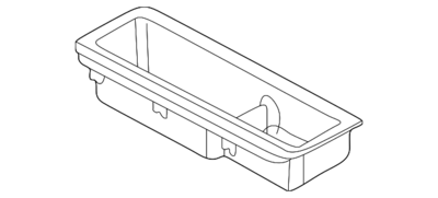 Genuine BMW Center Console Storage Tray (Black) - 51168217927 - Modded ...