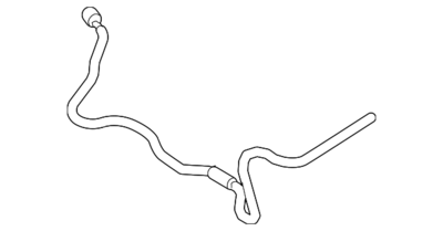 Genuine BMW Engine Coolant Recovery Tank Hose - 17127583175 - Modded Euros