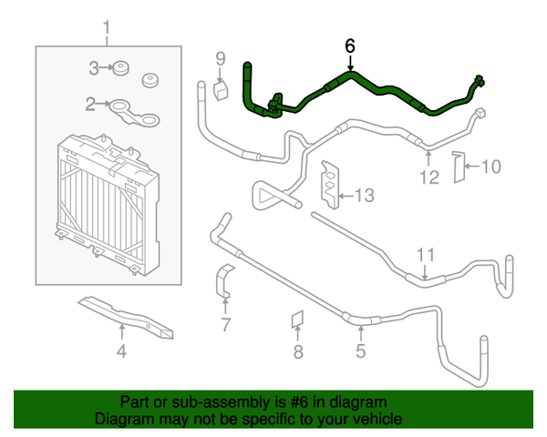 Genuine BMW Engine Oil Cooler Line - 17227589505 - Modded Euros