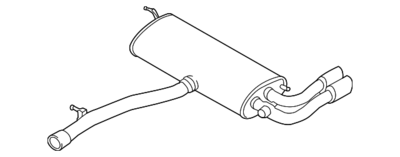 Genuine BMW Exhaust Muffler - 18307646025 - Modded Euros