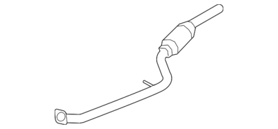 Genuine BMW Exhaust Pipe - 18307646117 - Modded Euros
