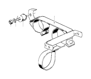 Genuine BMW Fuel Accumulator Mount - 16121177891 - Modded Euros