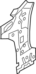 Genuine BMW Fender Rail Reinforcement - 41107267026 - Modded Euros