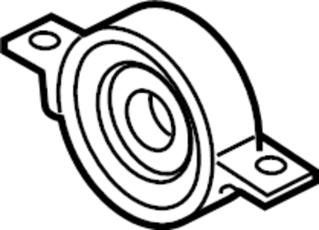 Genuine BMW Drive Shaft Center Support Bearing - 26127597884 - Modded Euros