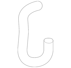 Genuine BMW Power Steering Reservoir Line Hose - 32416799880 - Modded Euros