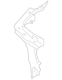 Genuine BMW Fender Apron Reinforcement - 41007284102 - Modded Euros