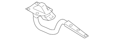 Genuine BMW Deck Lid Hinge - 41627111387 - Modded Euros