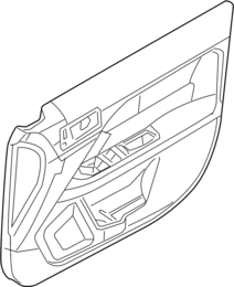 Genuine BMW Door Interior Trim Panel - 51417279195 - Modded Euros