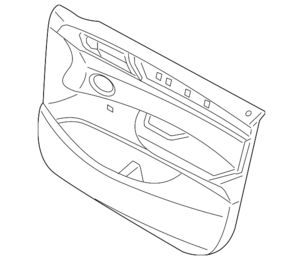 Genuine BMW Door Interior Trim Panel - 51417394532 - Modded Euros