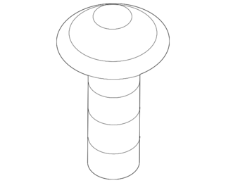 Genuine BMW Mini Bumper Cover Screw - 07147404896 - Modded Euros