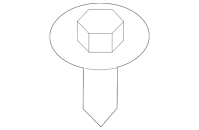 Genuine BMW Mini Floor Pan Splash Shield Screw - 07149481168 - Modded Euros