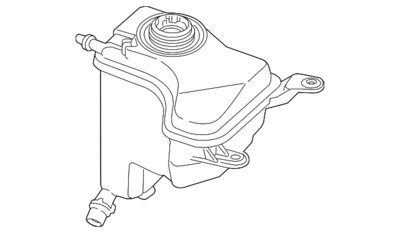 Genuine BMW Mini Engine Coolant Reservoir - 17138687503 - Modded Euros