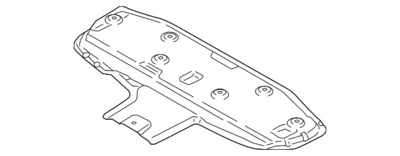Genuine BMW Mini Floor Pan Heat Shield - 51487392646 - Modded Euros