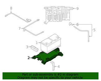 Genuine BMW Mini Battery Tray - 61217641797 - Modded Euros