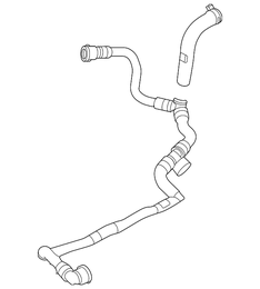 Genuine BMW Mini Radiator Coolant Hose - 64216832804 - Modded Euros