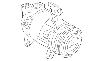 Genuine BMW Mini AC Compressor - 64525A5C710 - Modded Euros