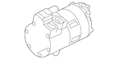 Genuine BMW Mini AC Compressor - 64529496106 - Modded Euros